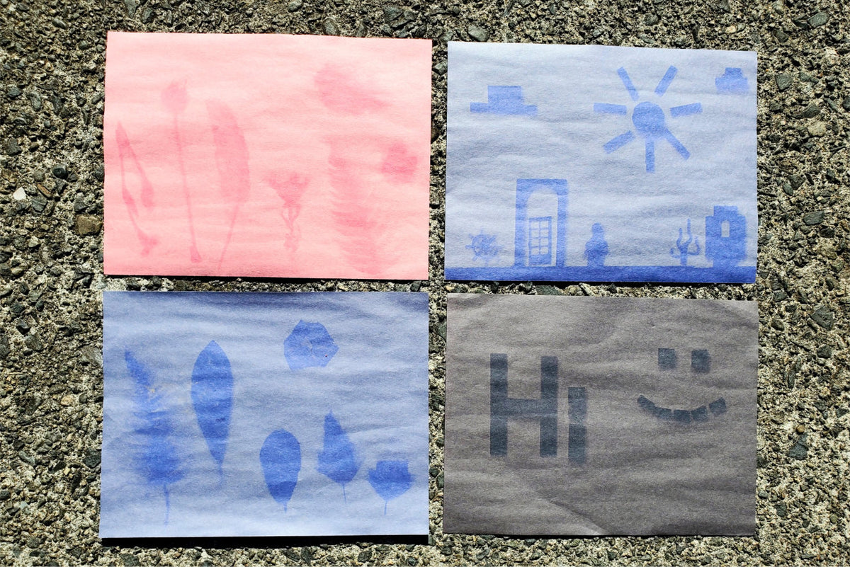 Construction Paper Sun Prints – HomeLearners Network