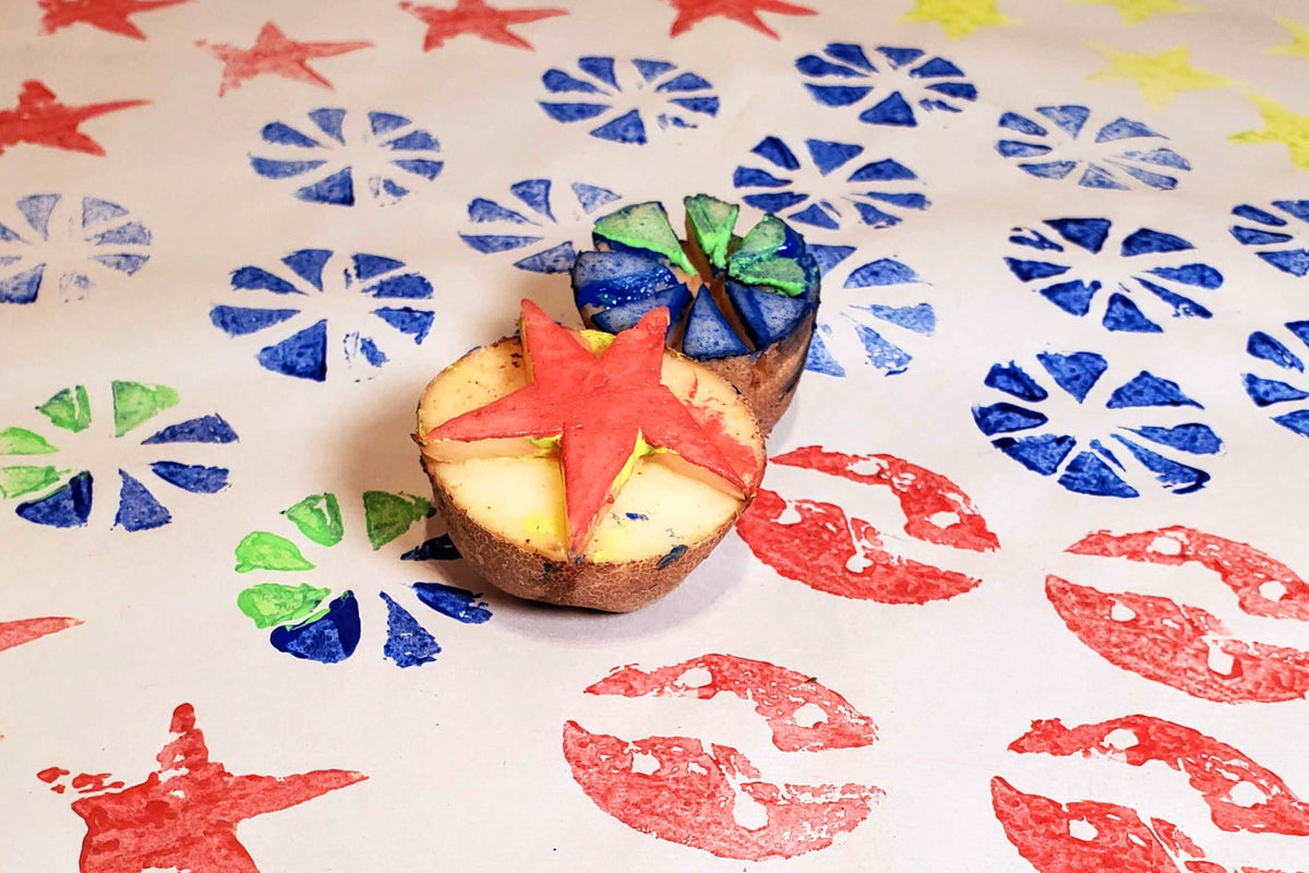 Potato Stamp Printing – HomeLearners Network